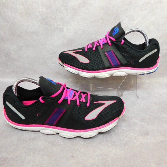 Brooks | Shoes | Brooks Pure Connect 4 Running Shoes Black Pink Womens ...